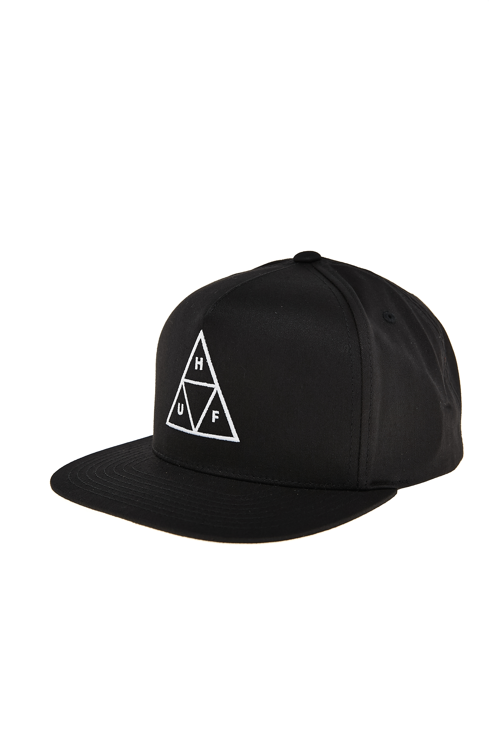Huf Triple Triangle Snapback (Black) - X21.nl