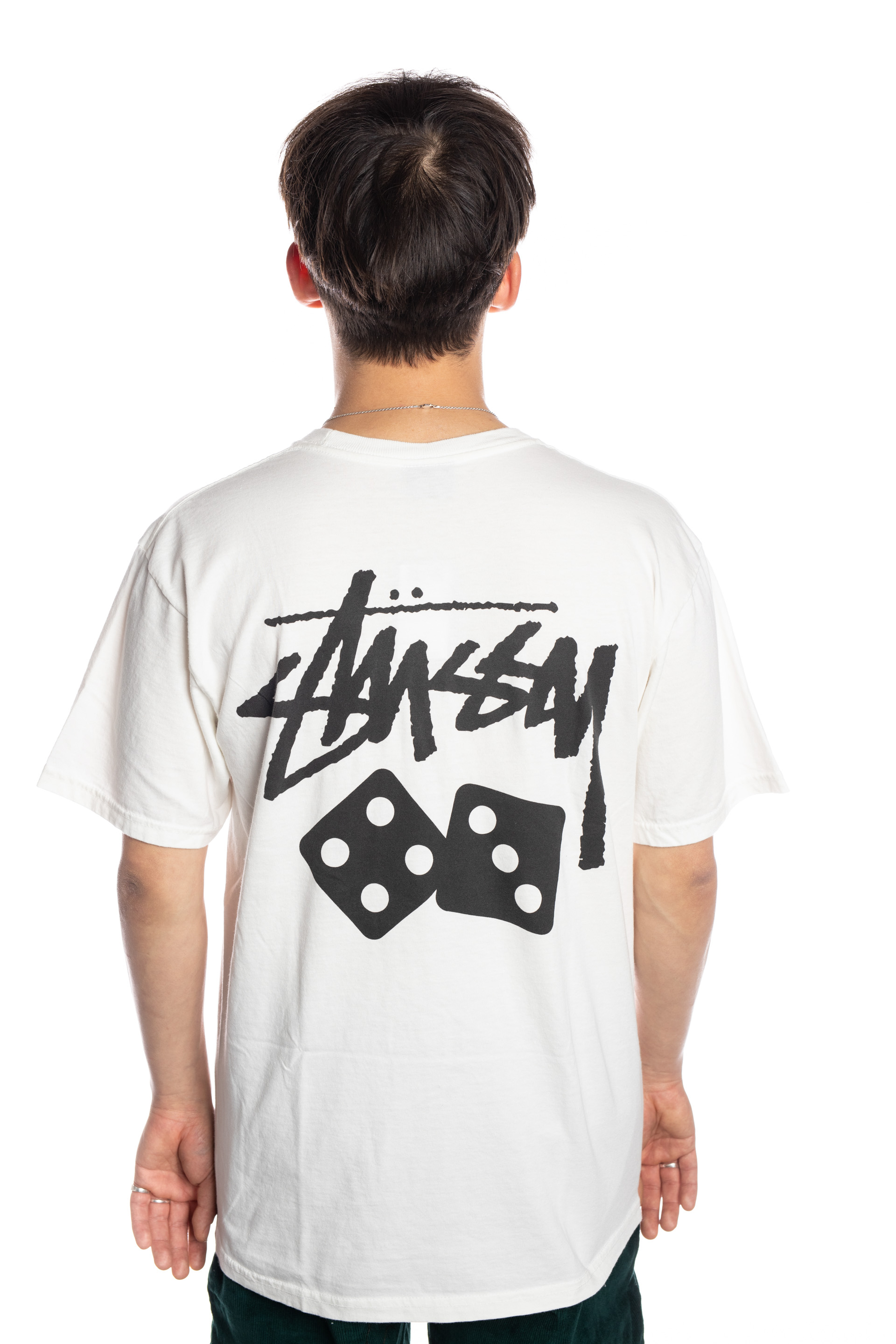 Stussy Dice Pig Dyed Tee Natural X21 nl