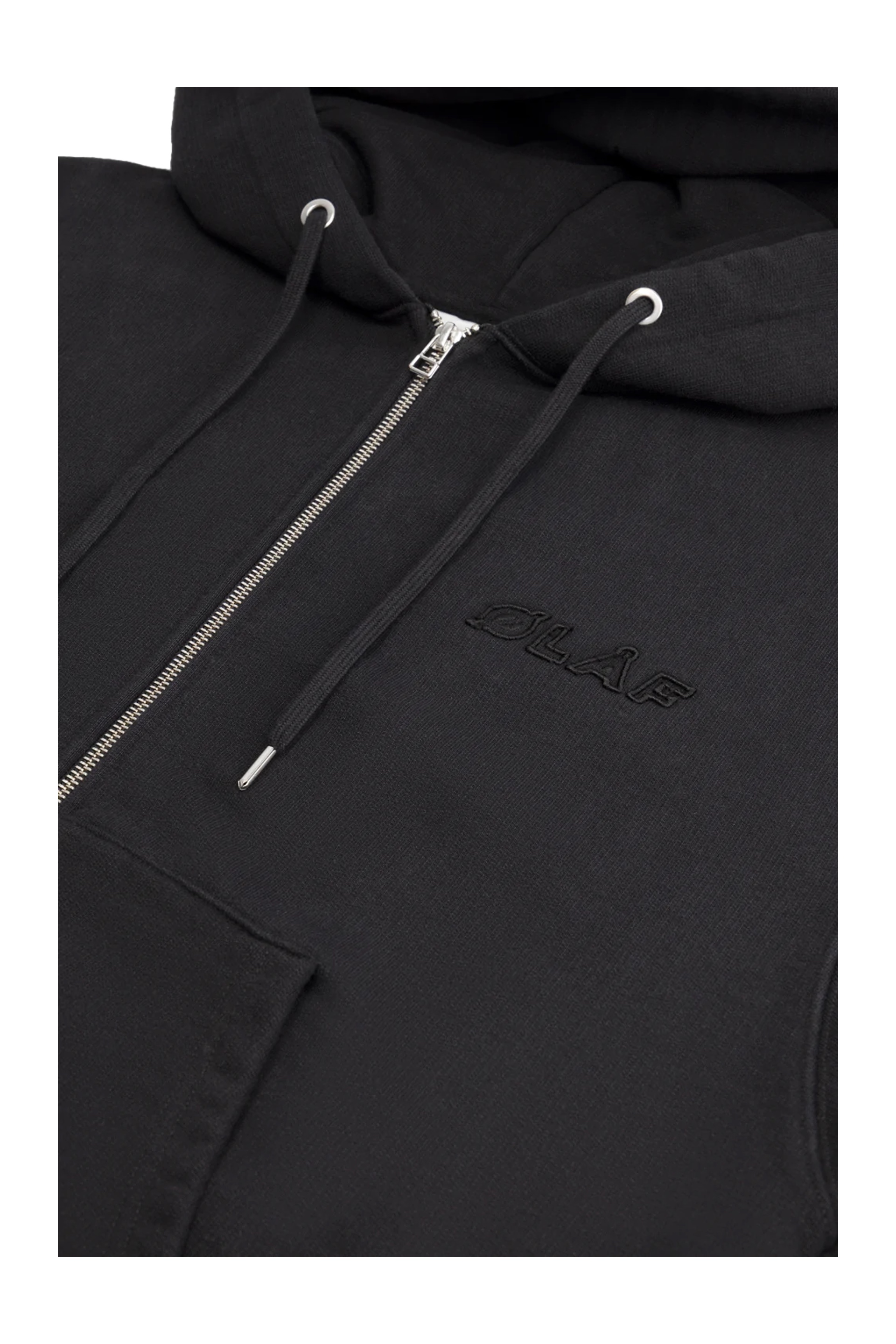 OLAF Heavyweight Studio Zip Up Vest (Black) - X21.nl
