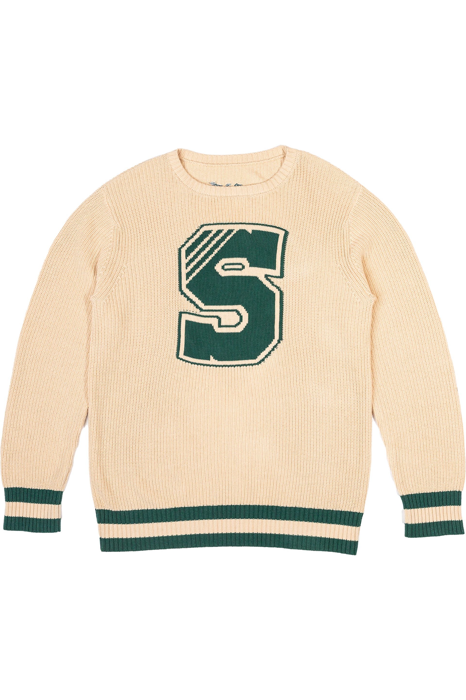 Sumibu Academy Knitted Sweater (Cream/Green) - X21.nl