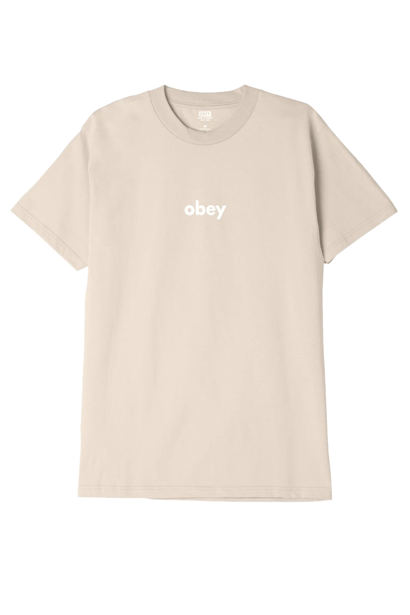 Obey Lower Case 2 Tee (Cream) - X21.nl