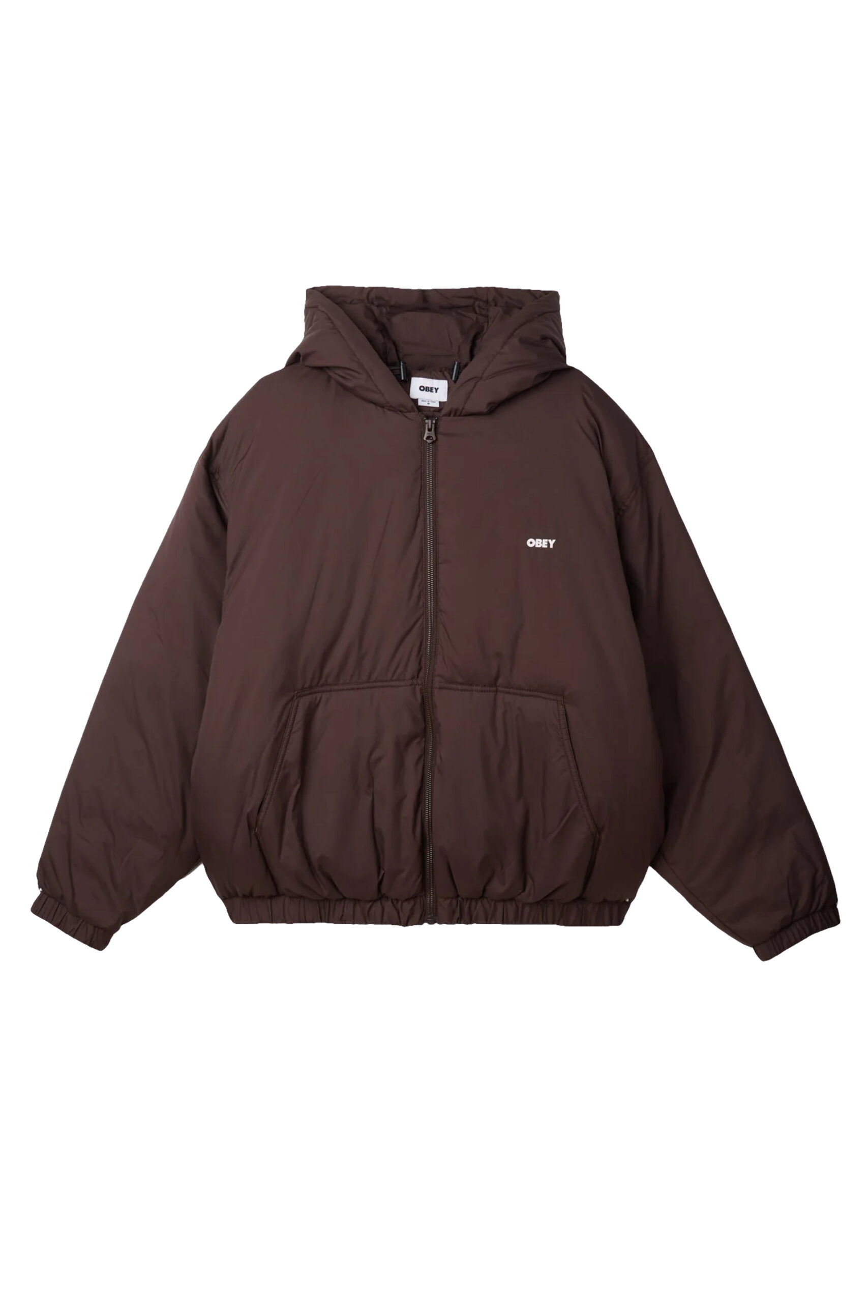 Obey Retreat Hooded Jacket (Java Brown) - X21.nl