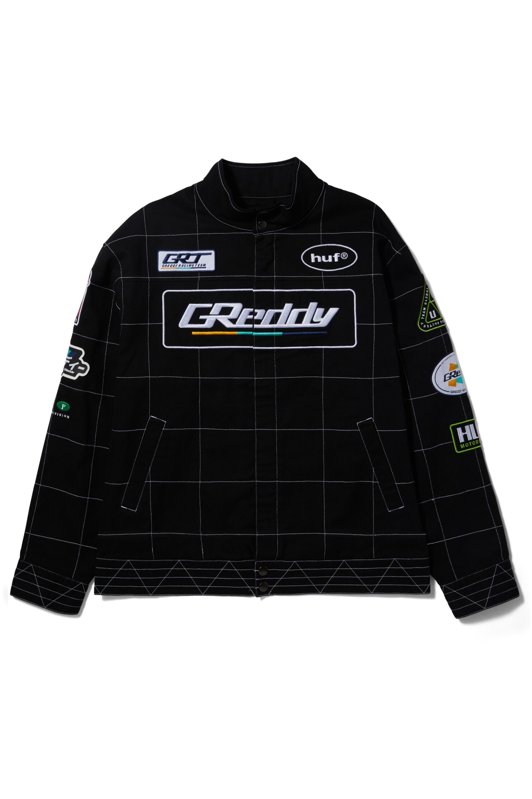 Huf Huf x Greddy Racing Team Jacket (Black) - X21.nl