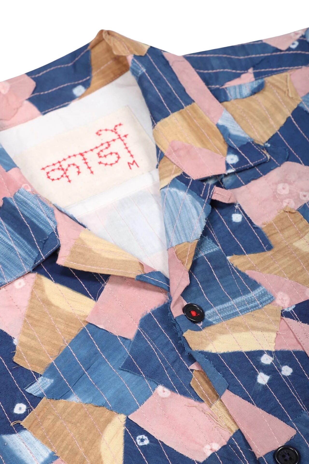 Kardo Chintan Shirt (EMB14 Natural) - X21.nl